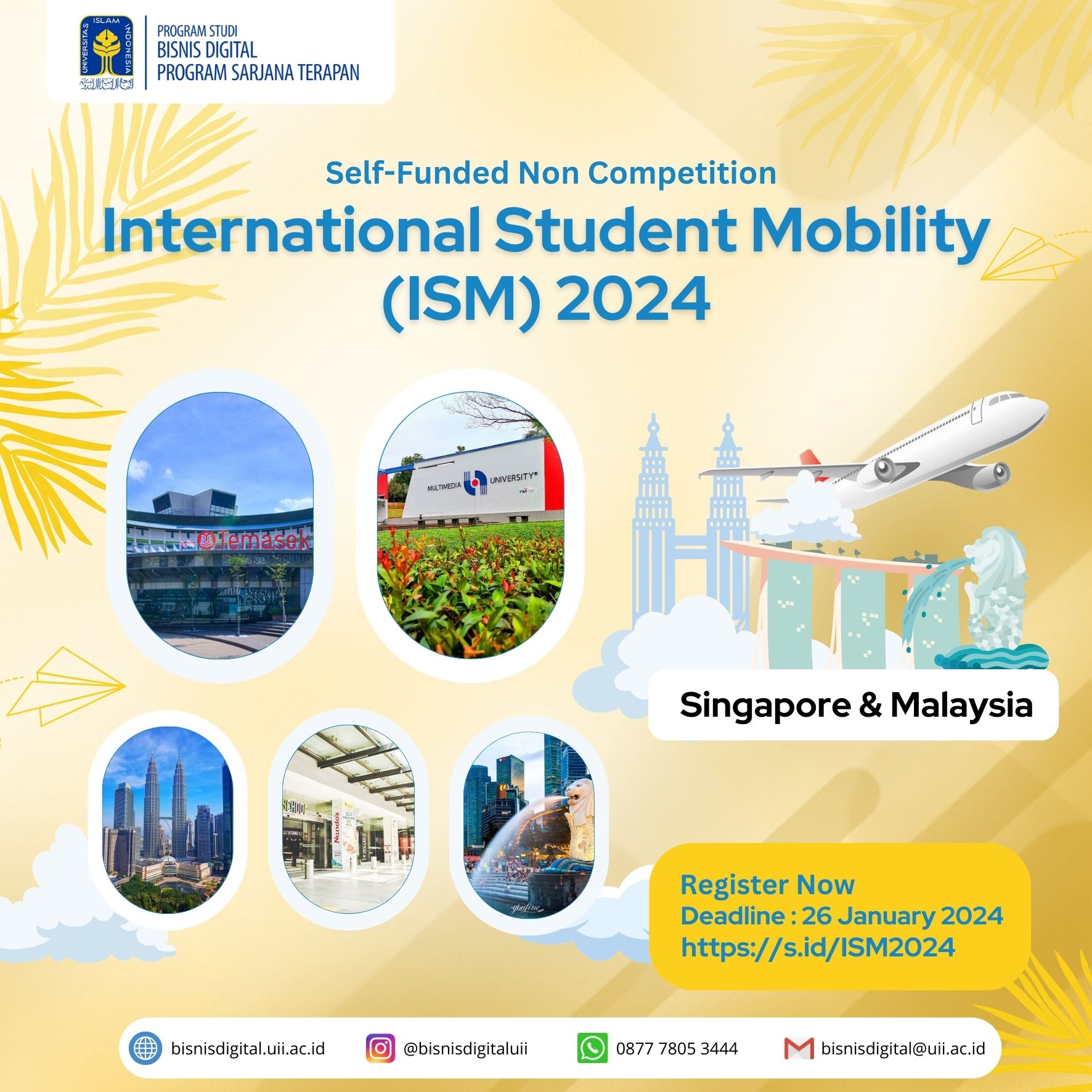 Pengumuman Partisipan Terpilih International Student Mobility Tahun 2024 Program Studi Bisnis ...