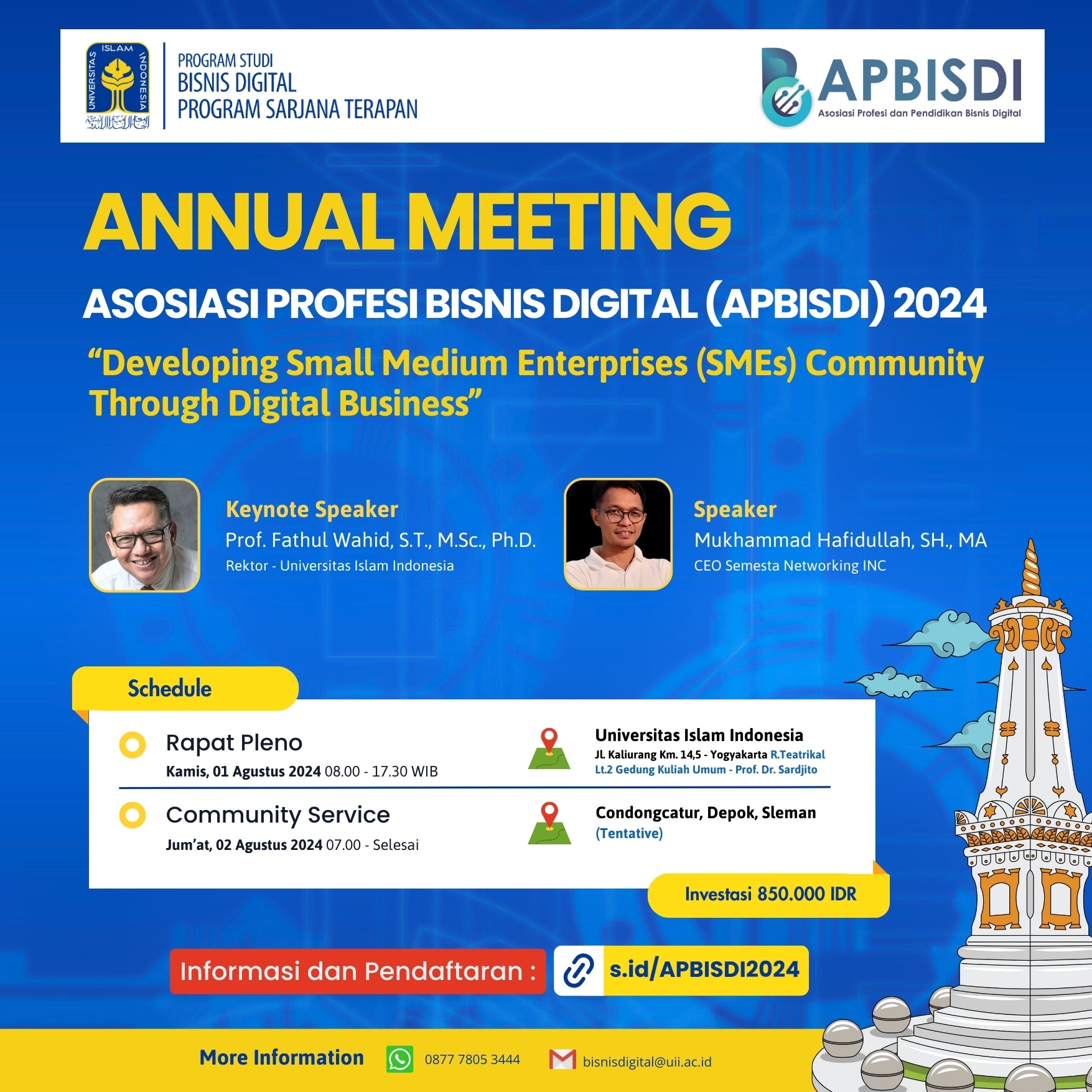 Rapat Pleno APBISDI 2024 - Universitas Islam Indonesia